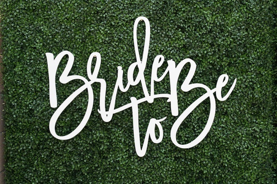 Bride to Be Laser Cut Sign for Backdrop Bridal Shower Decor | Etsy