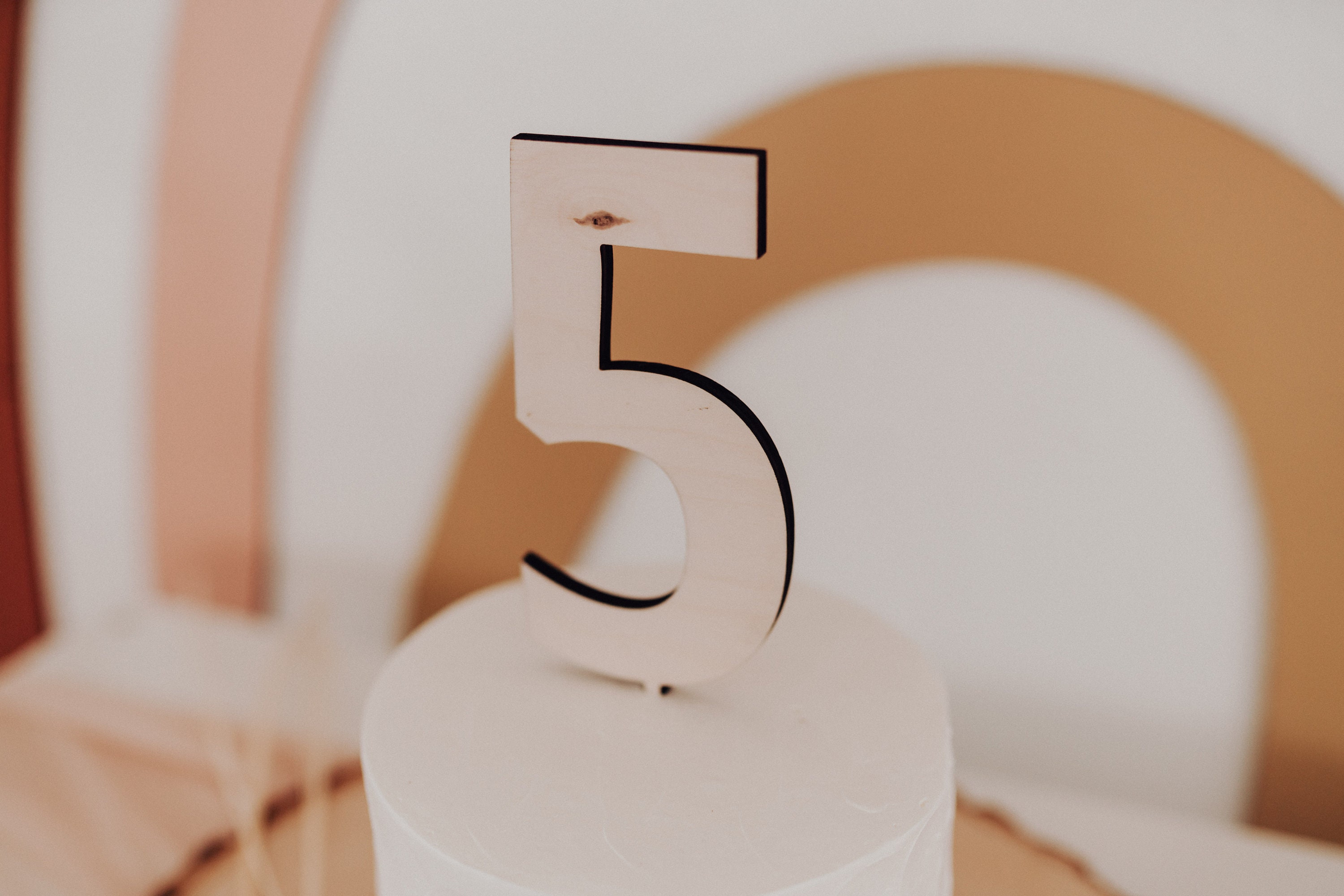 5 Cake Topper Birthday Cake Topper Custom Number - Etsy Canada