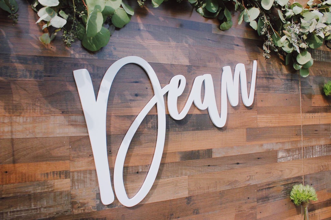 Name Sign for Backdrop Wall Decor - Etsy