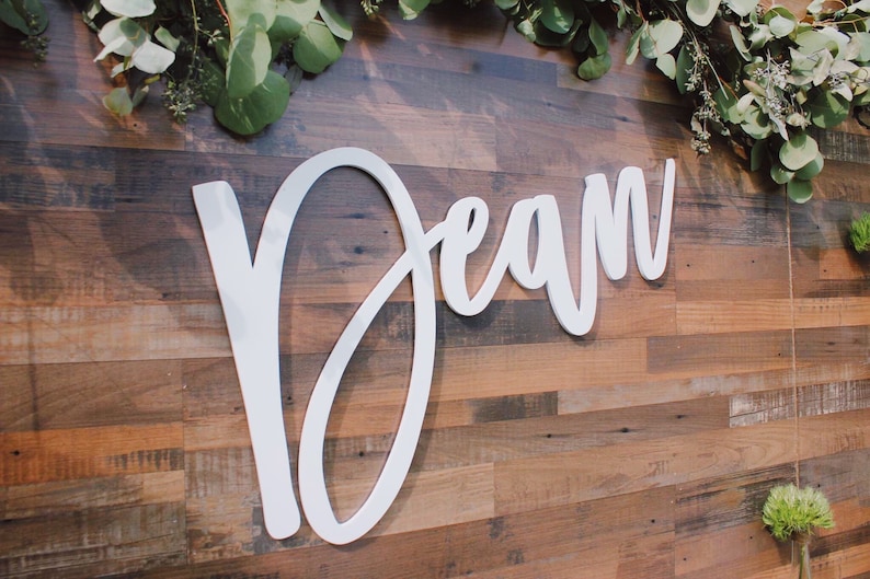 Name Sign for Backdrop Wall Decor - Etsy