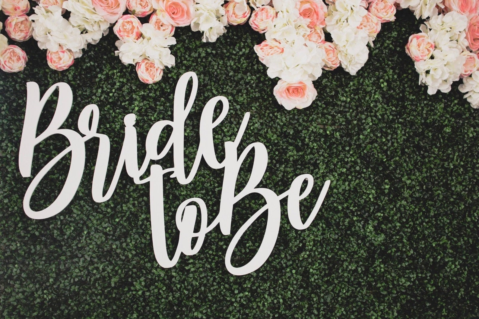 Bride to Be Wood Sign for Backdrop, Bridal Shower Decor, Engagement ...