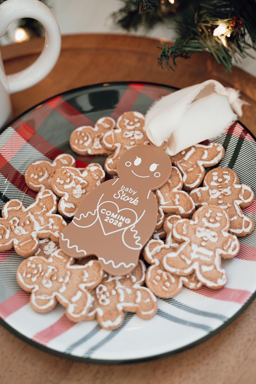 Mom to Be Gingerbread Ornament, Baby Coming Soon Ornament, Pregnancy ...