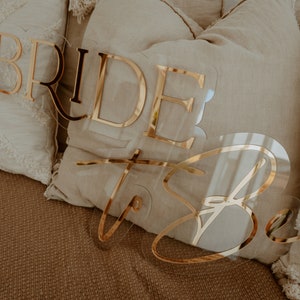Bride to Be Backdrop Sign - Double Layer Sign, Bridal Shower Sign ...