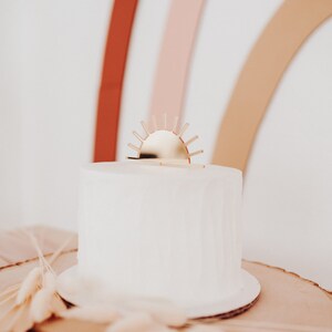 Sun Cake Topper - Etsy
