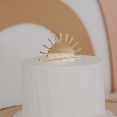 Cake Topper Baby Shower Sunshine Cake Topper Wooden Sun - Etsy
