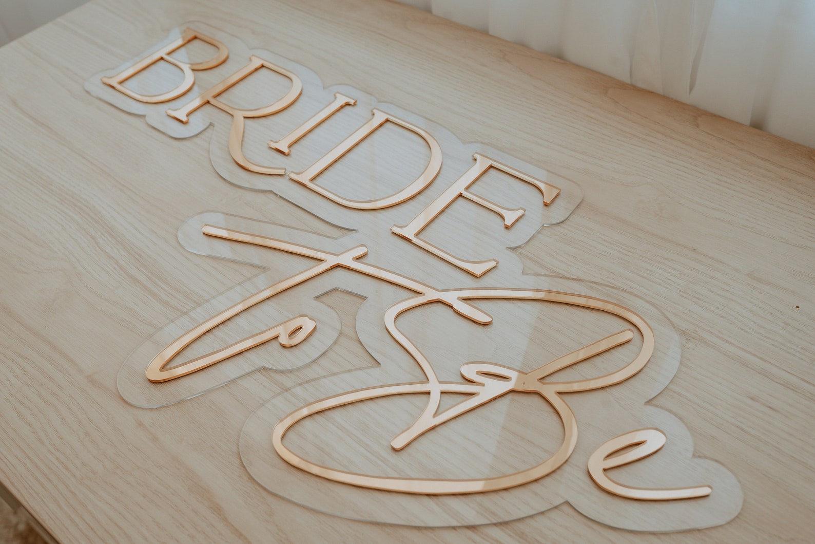 Bride to Be Backdrop Sign Double Layer Sign Bridal Shower - Etsy