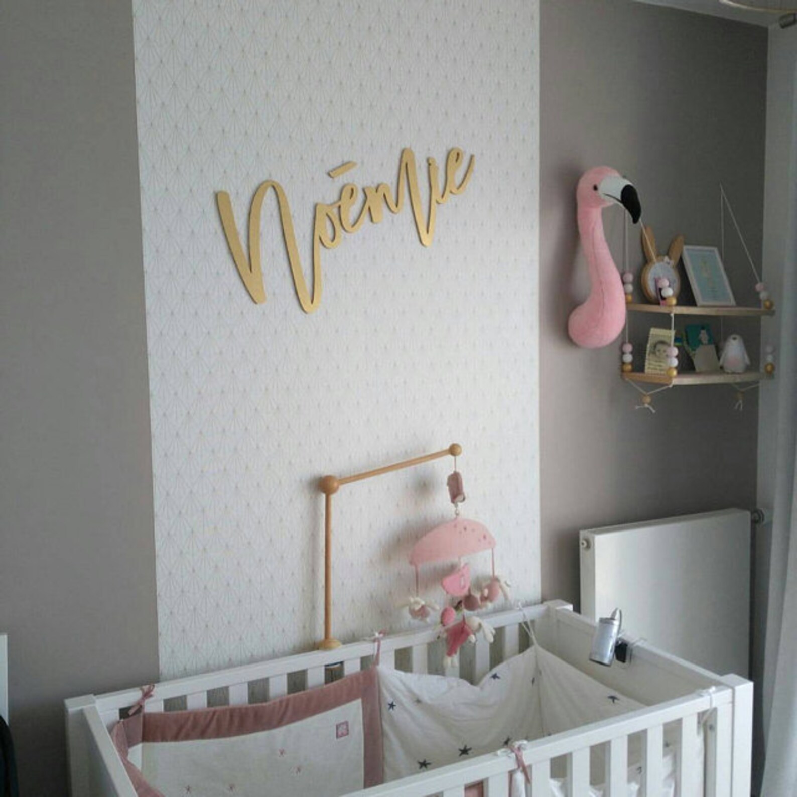 30" Wide Laser Cut Name Sign, Crib Name Sign, Nursery Name Sign, Custom ...