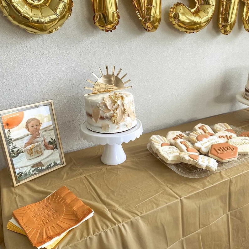 Sun Cake Topper - Etsy