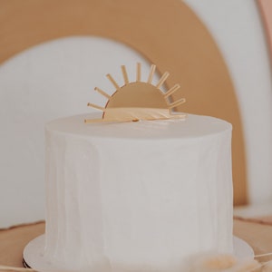 Sun Cake Topper - Etsy