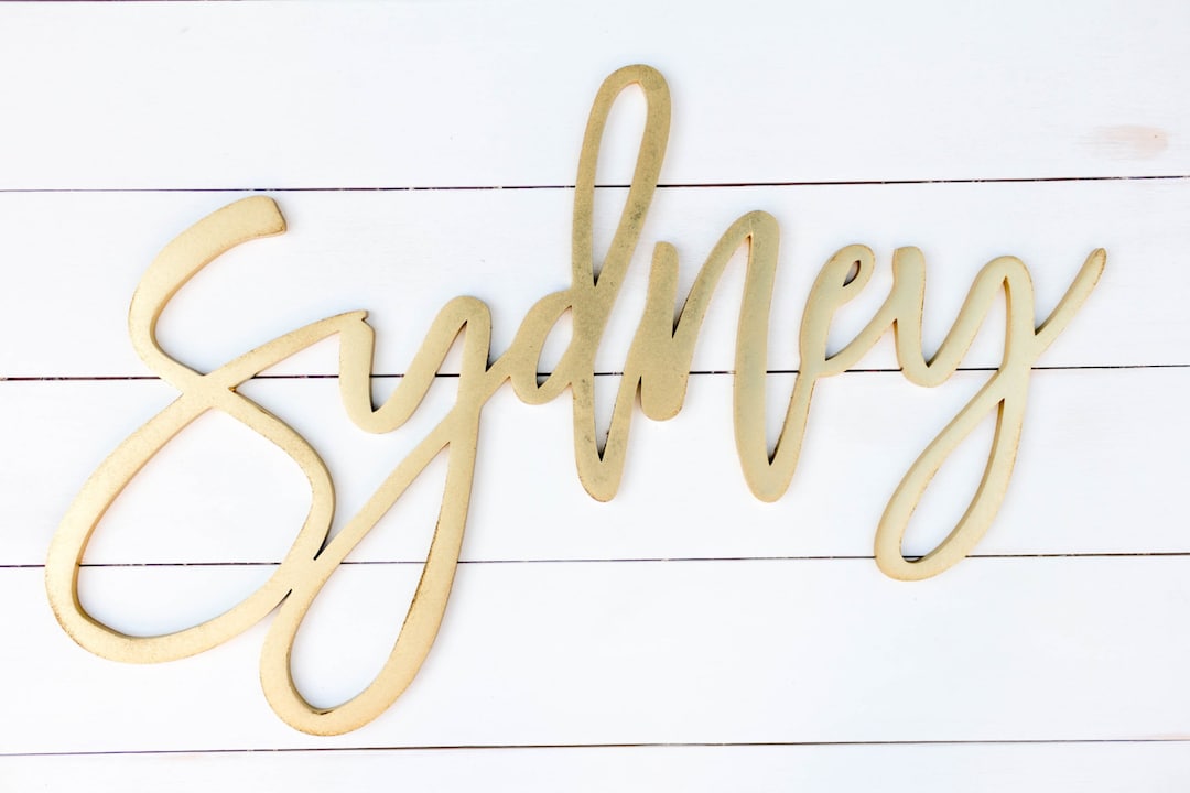 24"- 1/4 Thick Laser Cut Name Sign / Custom Wood Name / Laser Cut ...