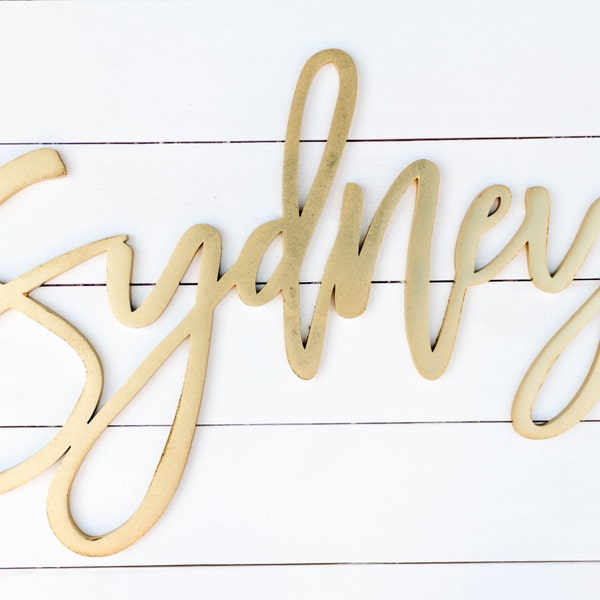 Laser Cut Names - Etsy