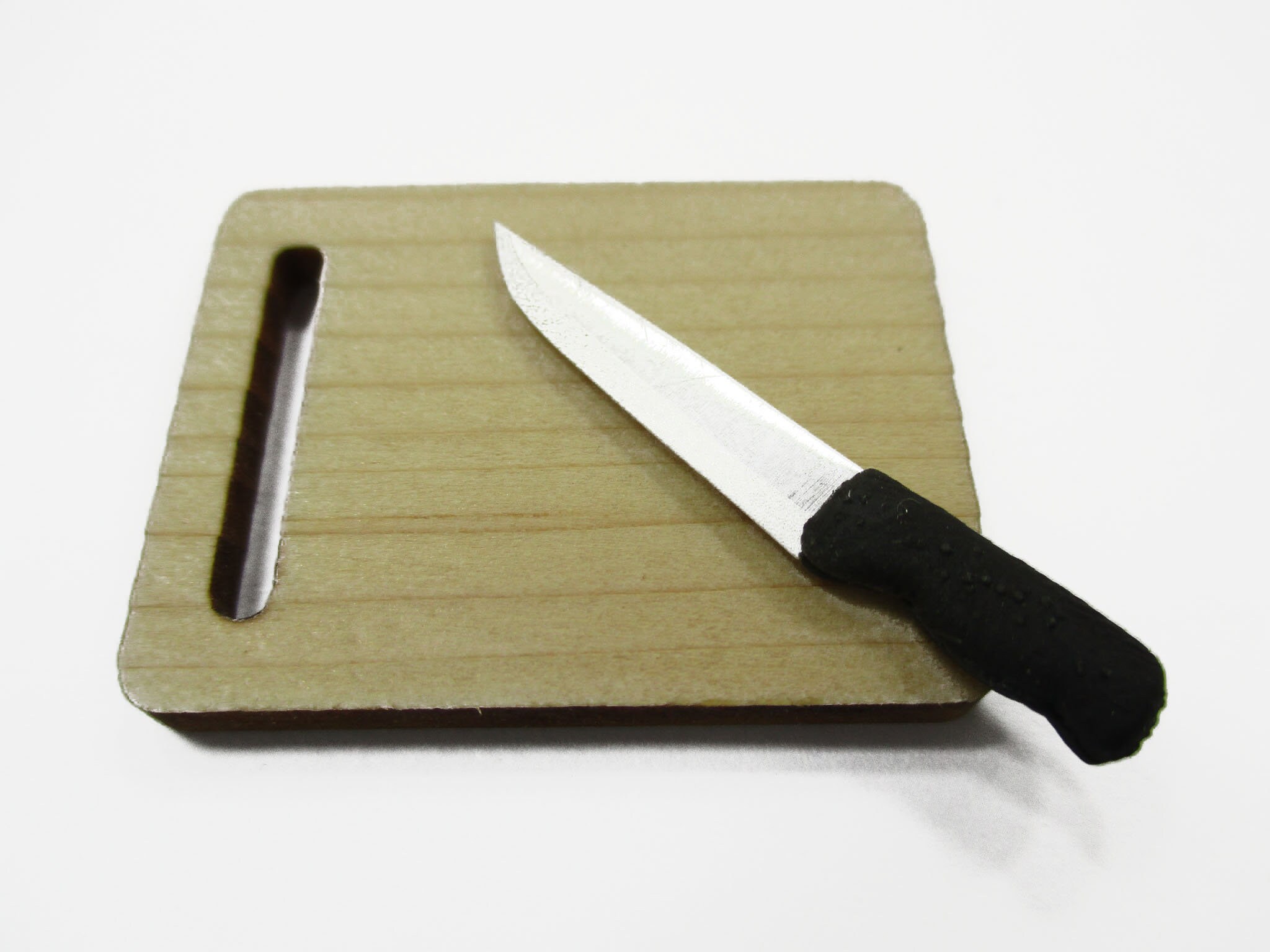 Kitchen Cooking Knife Wooden Cutting Board Dollhouse Miniature | Etsy