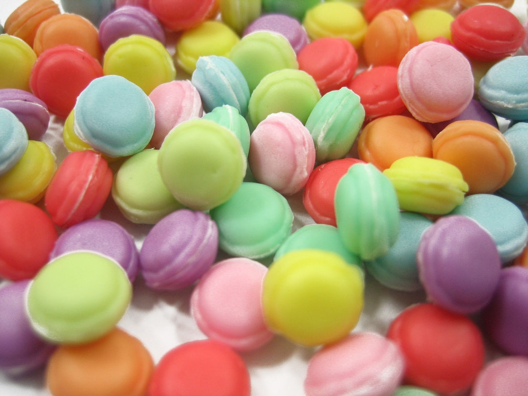 10 Dollhouse Macaron Miniature Macaroon Handmade Miniature Food Lot ...