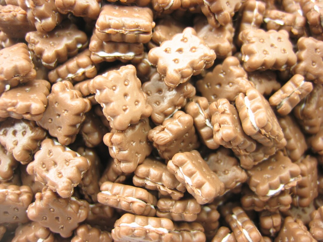 Loose Chocolate Miniature Biscuit With Creamy Dollhouse - Etsy