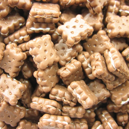 Loose Chocolate Miniature Biscuit With Creamy Dollhouse - Etsy