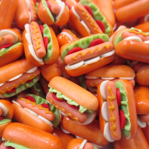 Lot 10 Miniature Hot Dogs Dollhouse Bakery Miniature Bread - Etsy