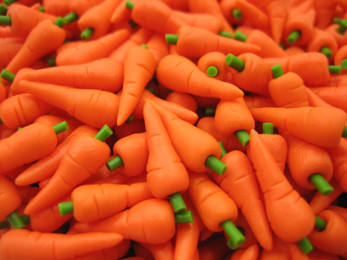 Loose Miniature Carrot Dollhouse Miniatures Food Lot 10 | Etsy