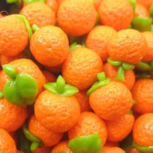 Miniature Oranges Dollhouse Fruit Miniature Food Accessories Lot 50 ...