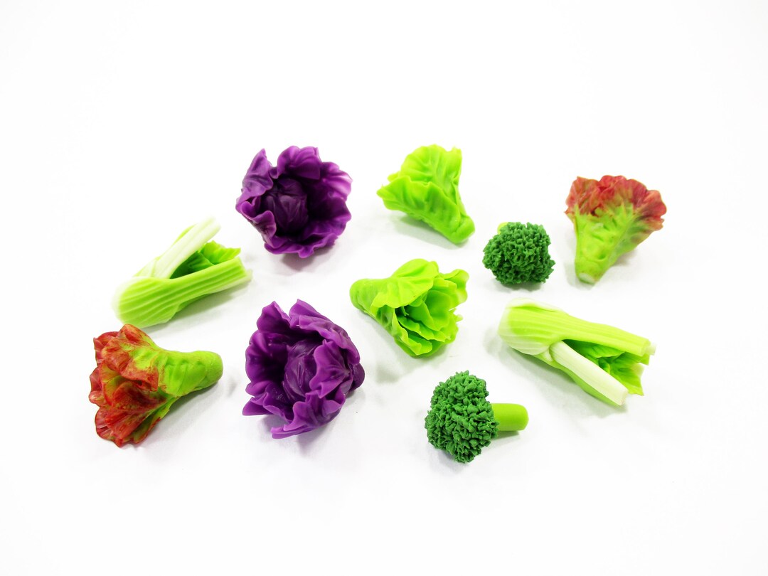 10 Mixed Vegetable Miniature Doll 1:6 Doll Cooking Decoration Accessory ...
