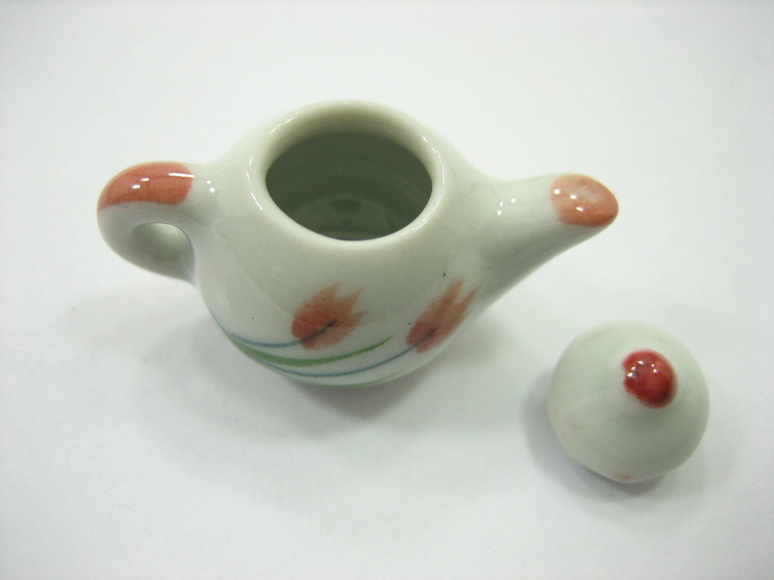 Set 4 Coffee Pot Teapot Tulip Paint Dollhouse Miniature - Etsy