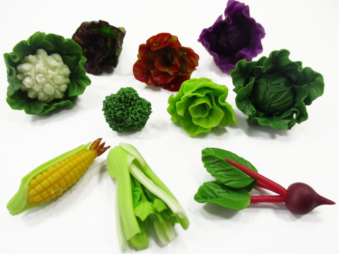 Mixed 10 Loose Corn Salad Vegetables 1:6 Compatible With Barbie Food ...