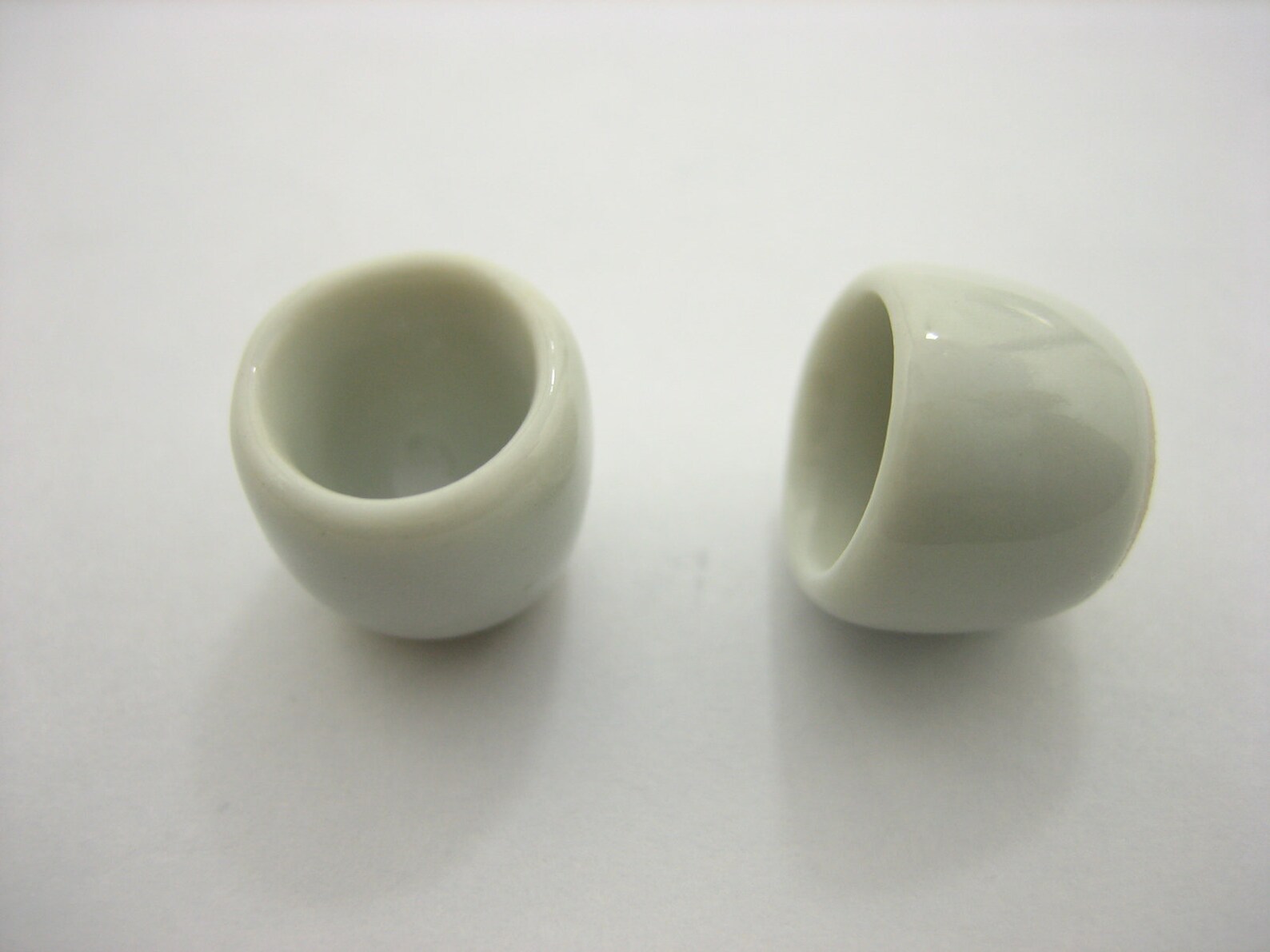 10 Mini White Tea Cup Mug Dollhouse Miniature Ceramic Beverage - Etsy