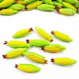 10 Miniature 1:6 Cob Corn Salad Doll Vegetable Handmade Miniature ...