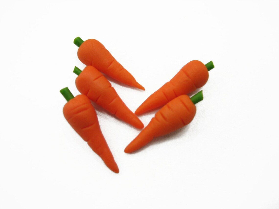 Loose Miniature Carrot Dollhouse Miniatures Food Lot 10 | Etsy