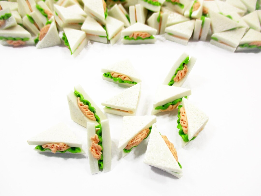 10 1:12 Dollhouse Tuna Sandwich Miniature Bakery Dollhouse Fast Food ...