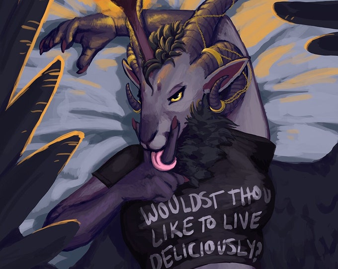 Baphomet Dakimakura Satanic Deity Goat Person Woman Furry Body - Etsy ...