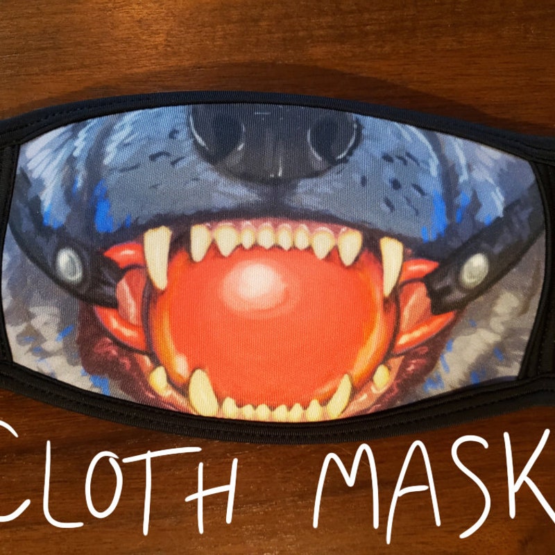 Wolf Face Mask - Etsy