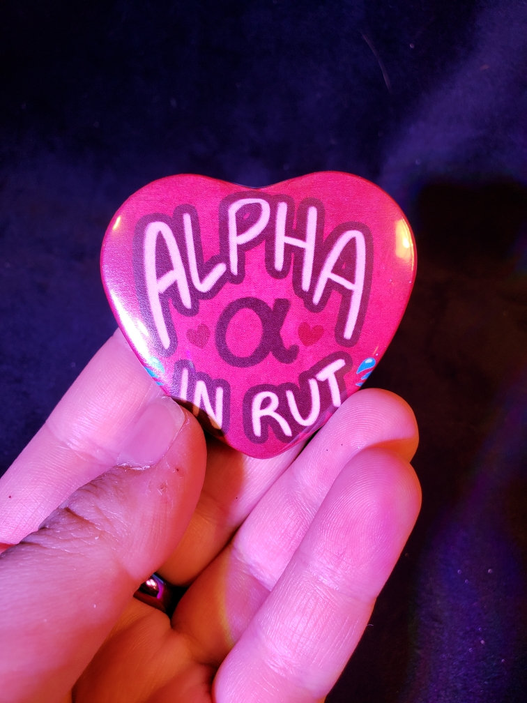 Omegaverse Buttons Omega and Alpha - Etsy