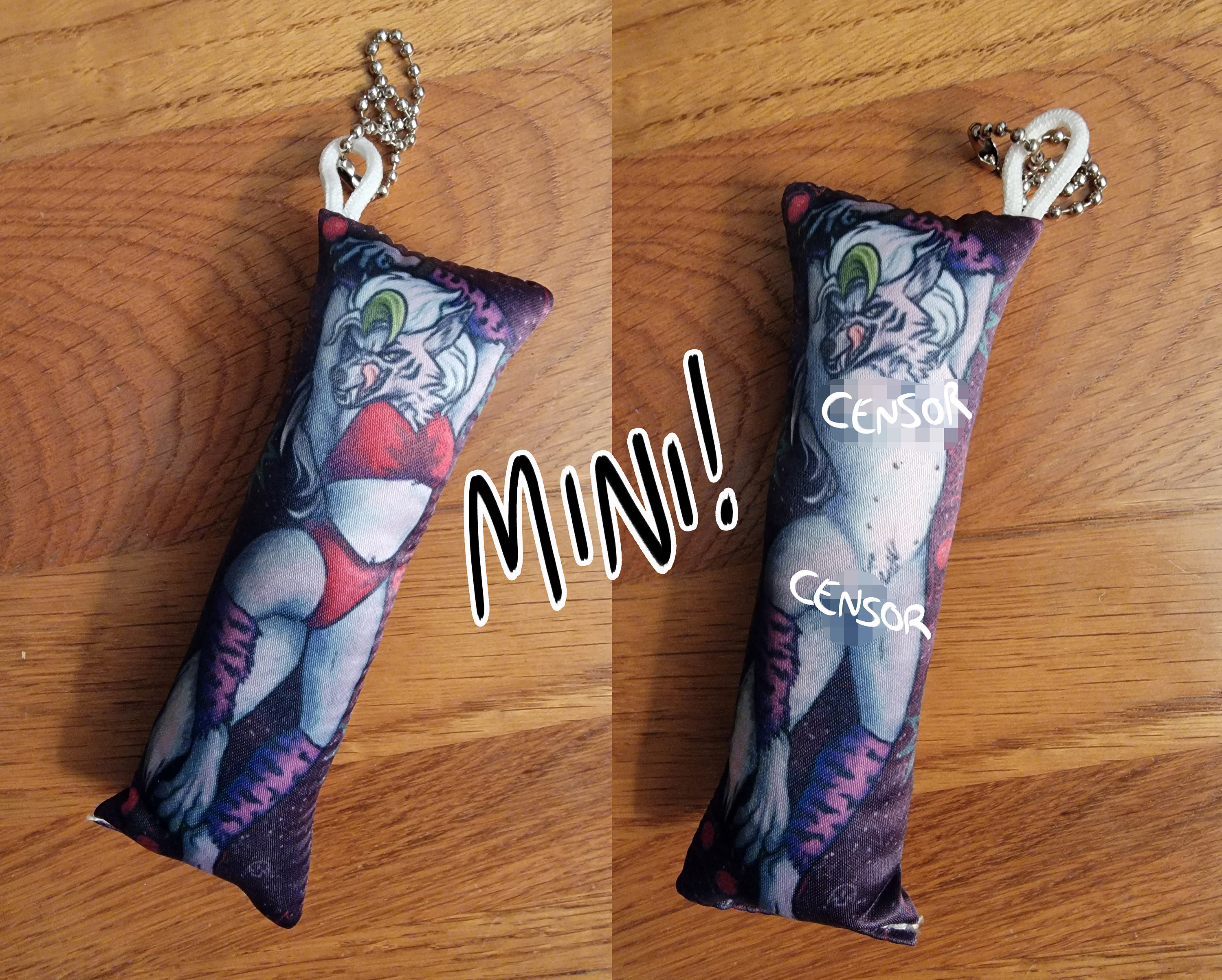 Roxanne Wolf Mini Dakimakura Roxy Body Pillow Keychain Five Etsy Australia