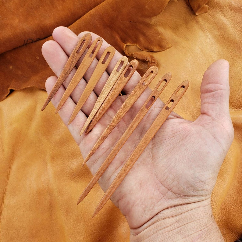 Wooden Nalbinding needle nålbinding tool viking tapestry nal | Etsy