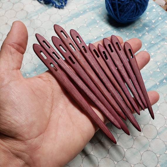 Purpleheart Nålbinding Needle Wooden Viking Tool Tapestry | Etsy