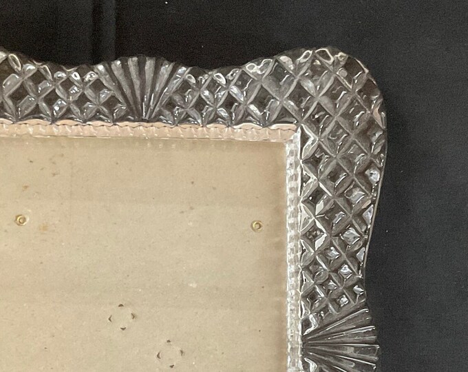 Vintage Glass Picture Frame, Glam Wedding Frame, Gallery Wall Decor, 4. ...