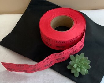 Double Raffle Ticket Roll - Etsy