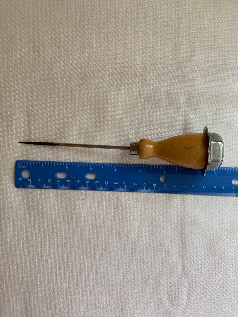 Vintage Ice Pick Bundle, Wooden Handle Bar Tools, Rustic Kitchen Decor ...