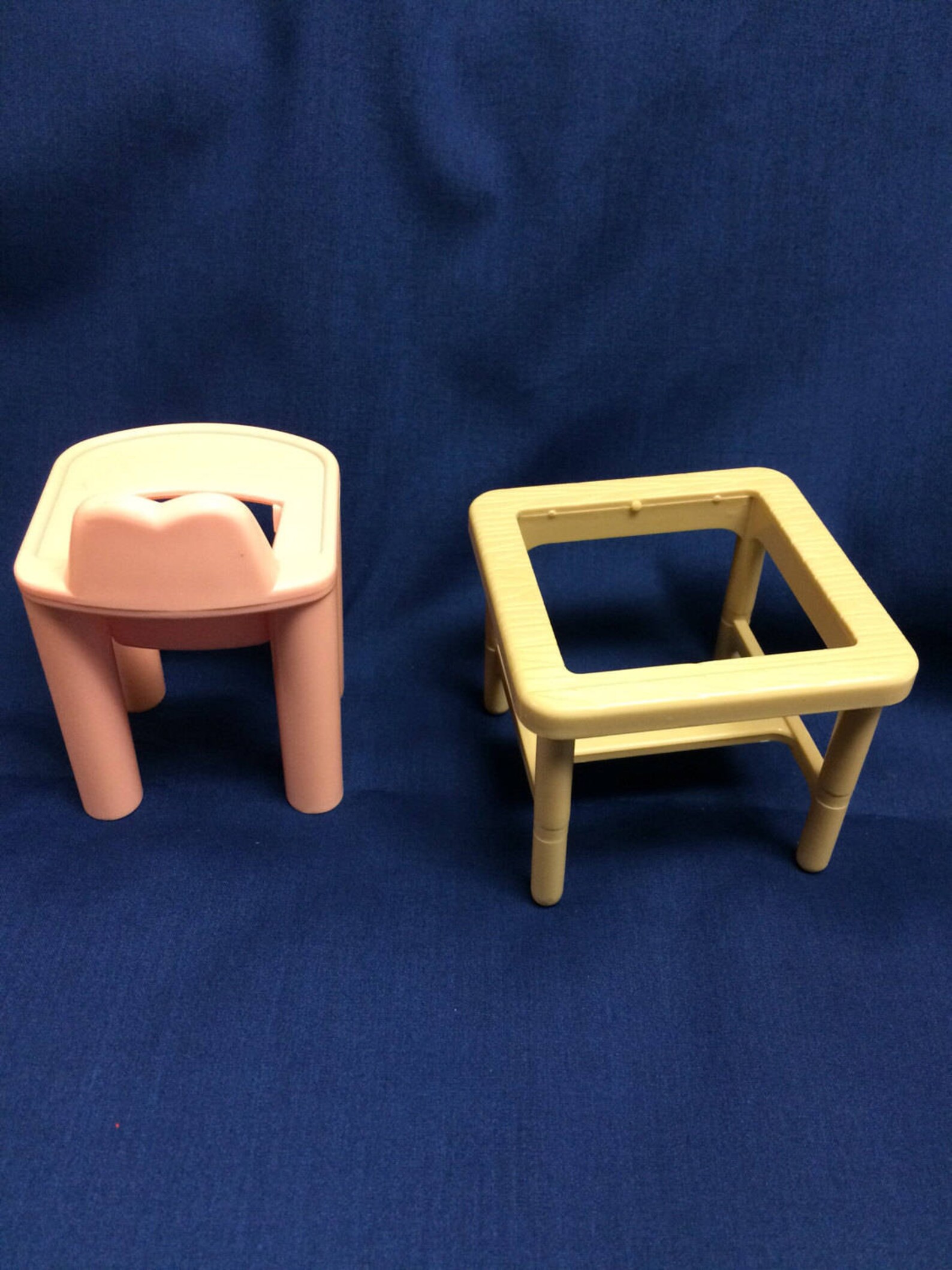 Vintage Playskool Dollhouse High Chairtoy High Chair Pink - Etsy