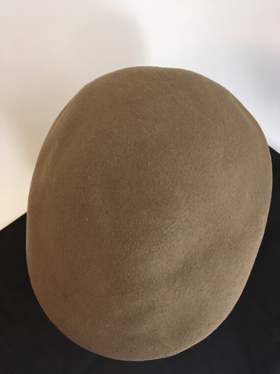 Vintage Driving Cap, Brown Wool Felt Hat, Dorfman Pac… - Gem