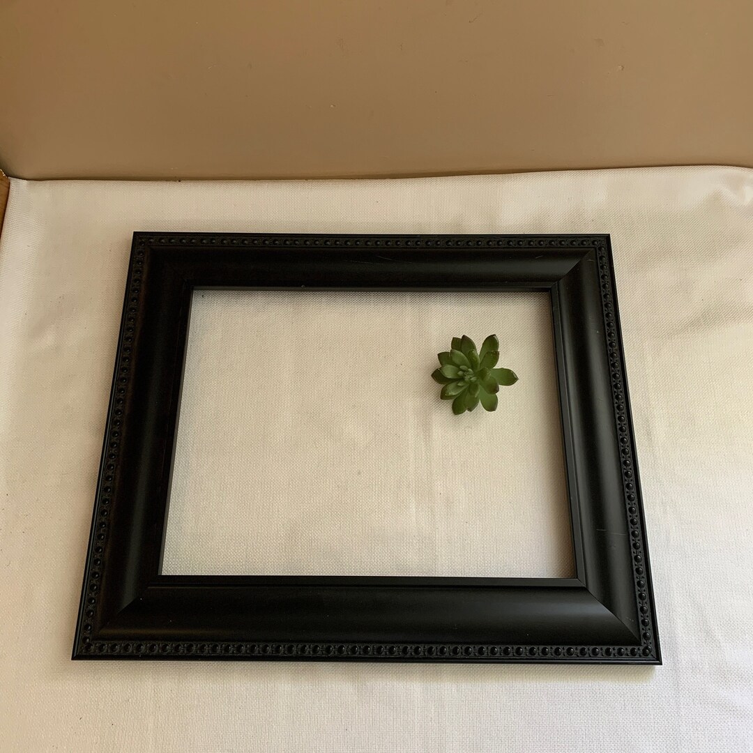 Large Black Open Frame, Vintage Black Decorative Gallery Wall Frame ...