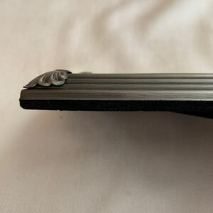 Sculpted Corner Picture Frame, Vintage 3D Dimensional Grey Metal ...