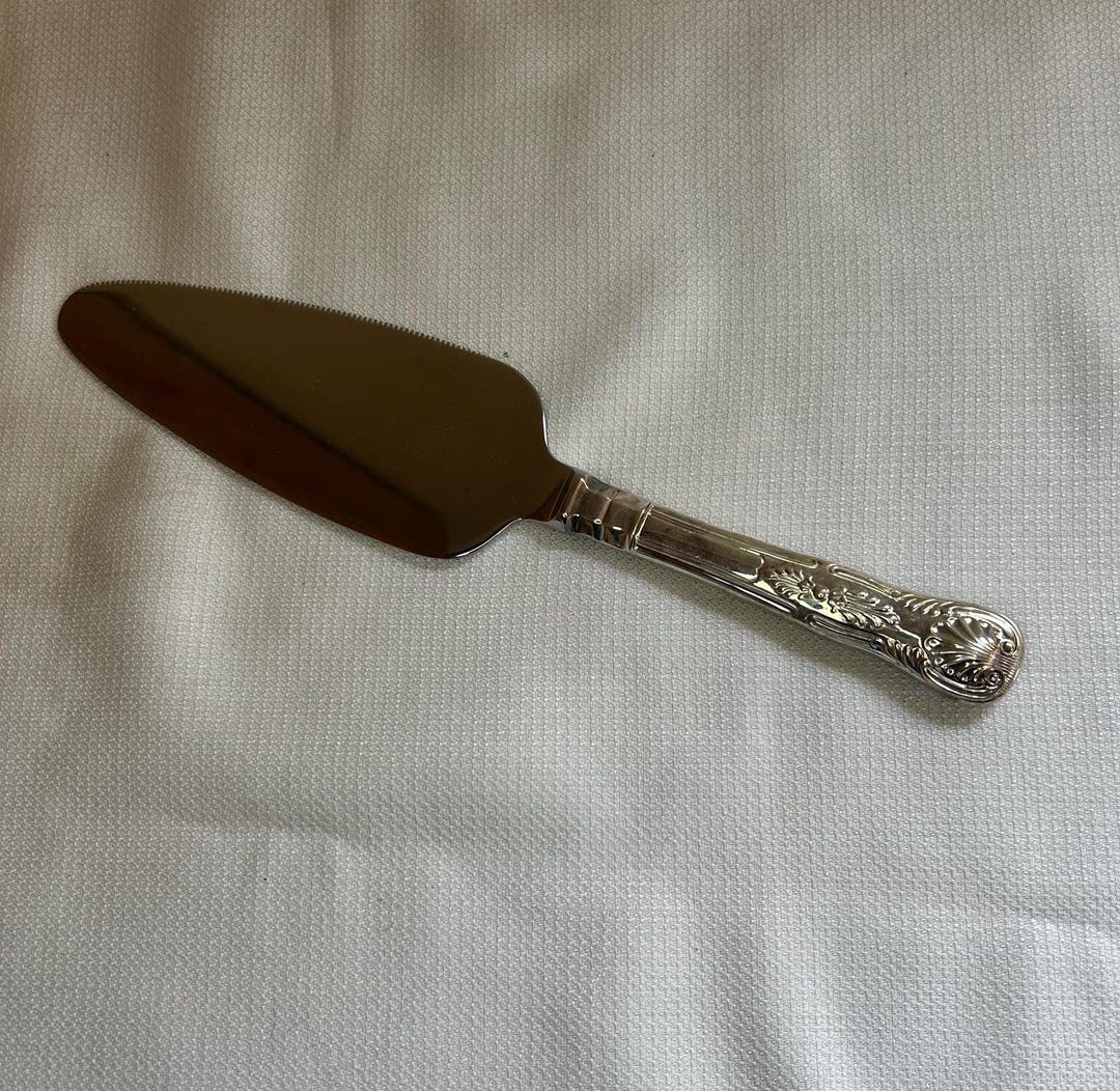 Vintage Silver Cake or Pie Server, Spatula for Serving Wedding Cake or ...