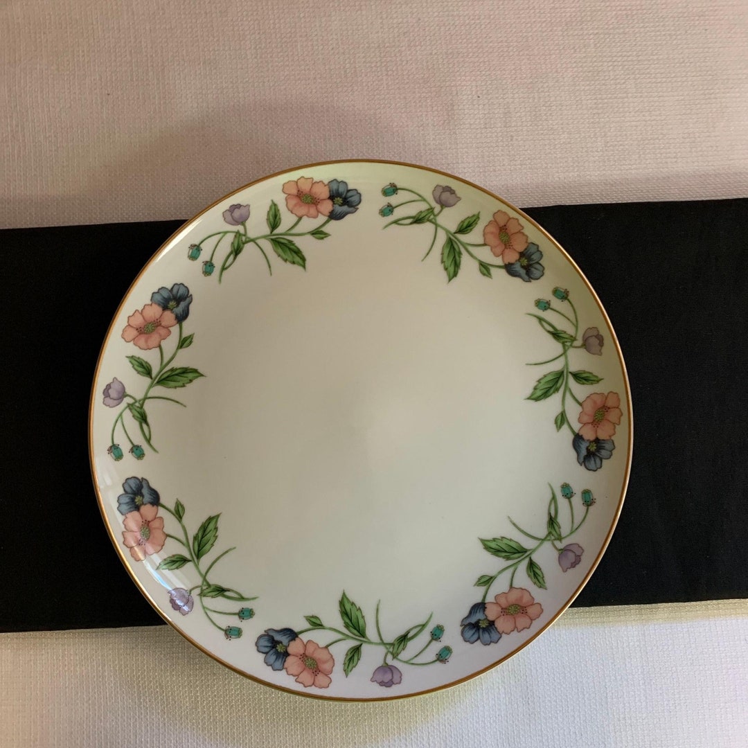 Poppy Flower Plate, Vintage House of Prill China Dinner Plate, Canton ...