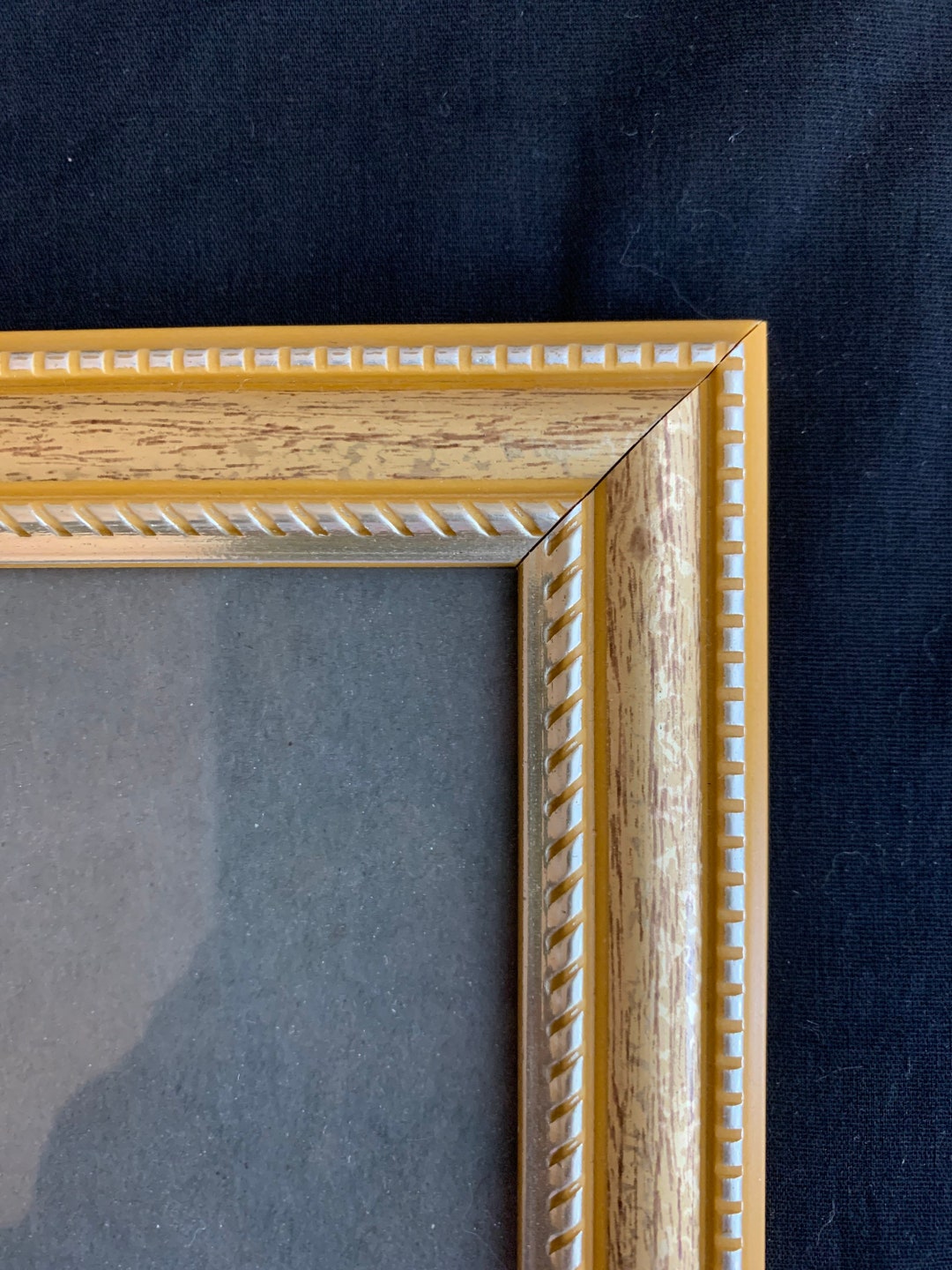 Silver and Gold Rope Frame, Vintage Florentine Picture Frame With ...