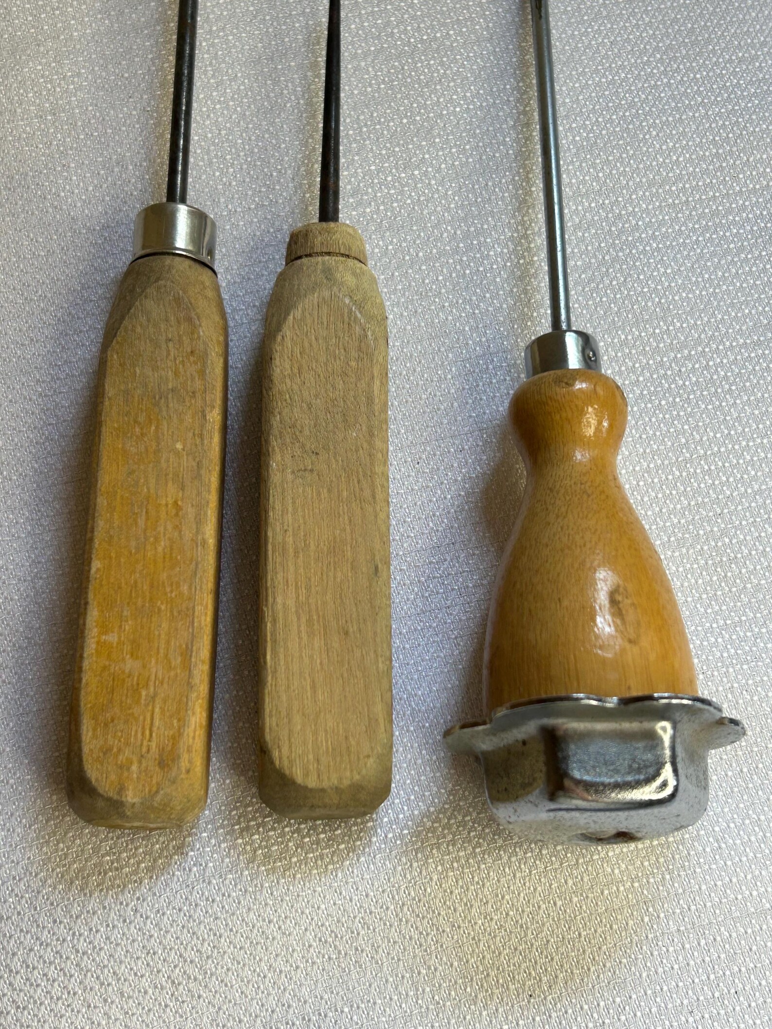 Vintage Ice Pick Bundle, Wooden Handle Bar Tools, Rustic Kitchen Decor ...