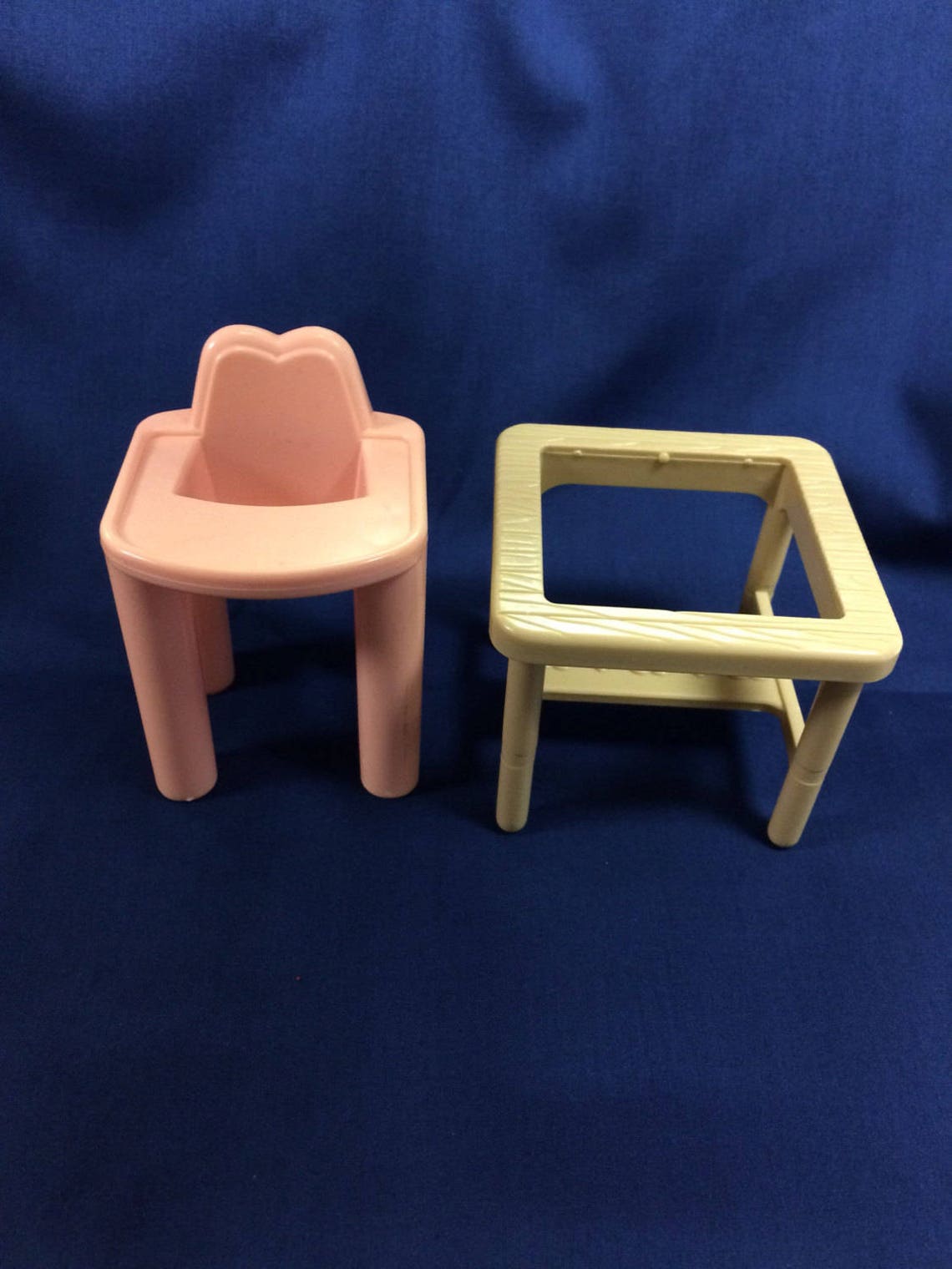 Vintage Playskool Dollhouse High Chairtoy High Chair Pink - Etsy
