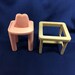 Vintage Playskool Dollhouse High Chairtoy High Chair Pink - Etsy
