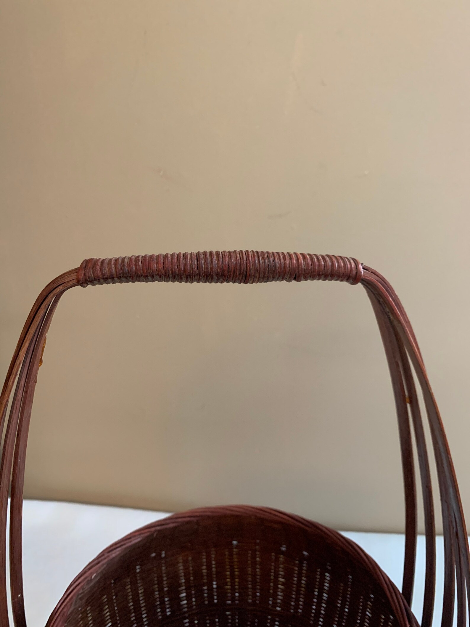 Vintage Chinese Basket Asian Lunch Basket Boho Natural | Etsy