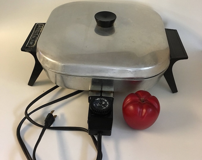 Wizard Electric Skillet, Vintage Western Auto Stores Skillet, Covered ...